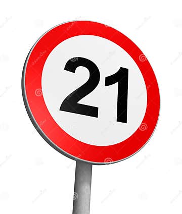 Over-21 Age Limit stock illustration. Illustration of twentyone - 232464