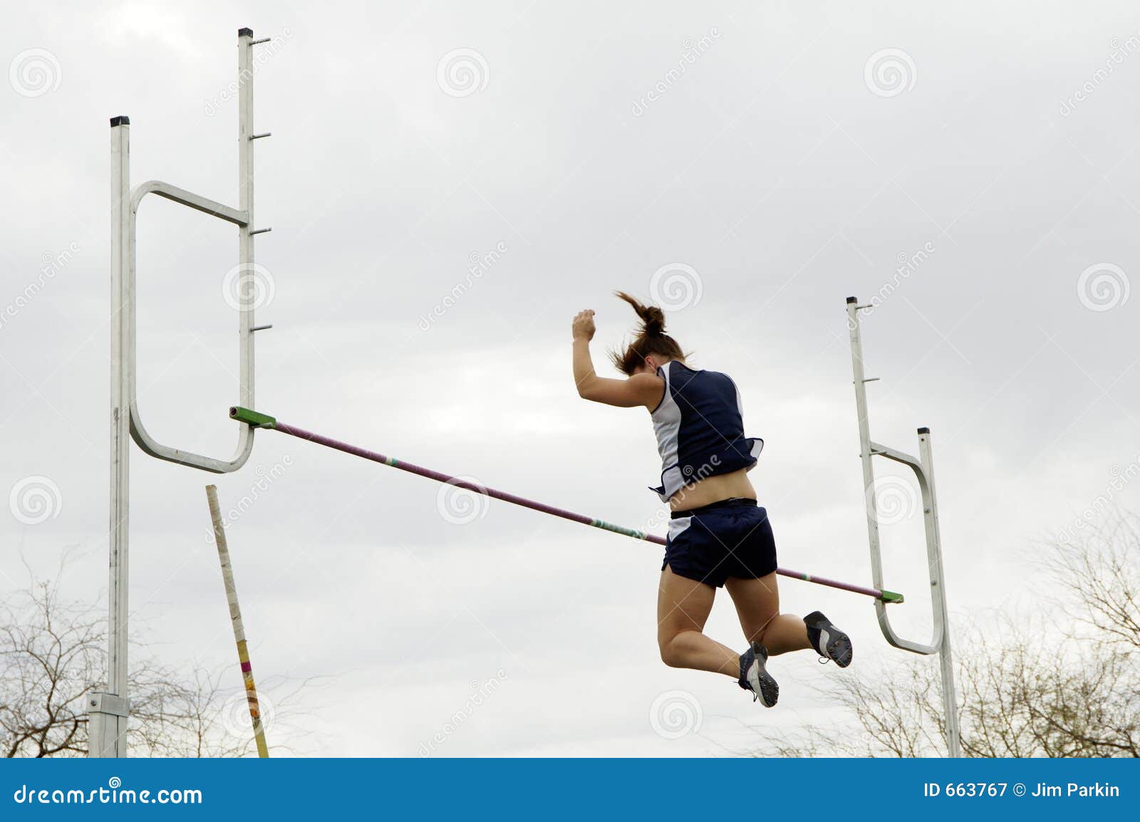 Over the Bar 2 stock image. Image of action, competitive - 663767