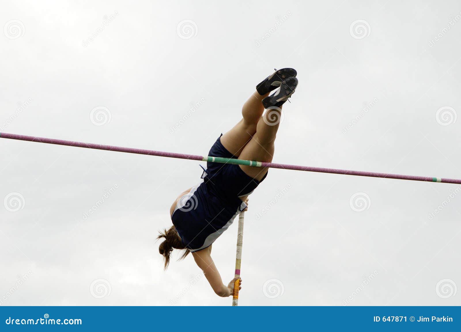 Over the Bar 3 stock image. Image of athlete, meters, sport - 647871