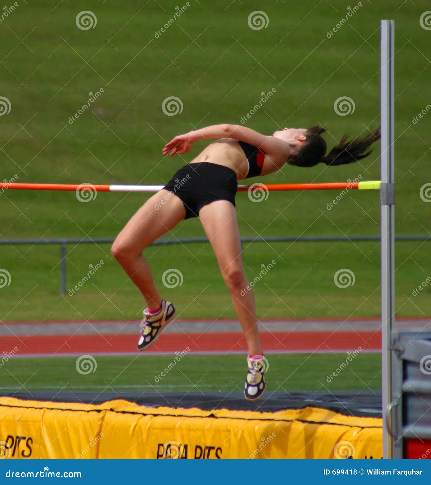 Over the bar stock photo. Image of reaching, athletics - 699418