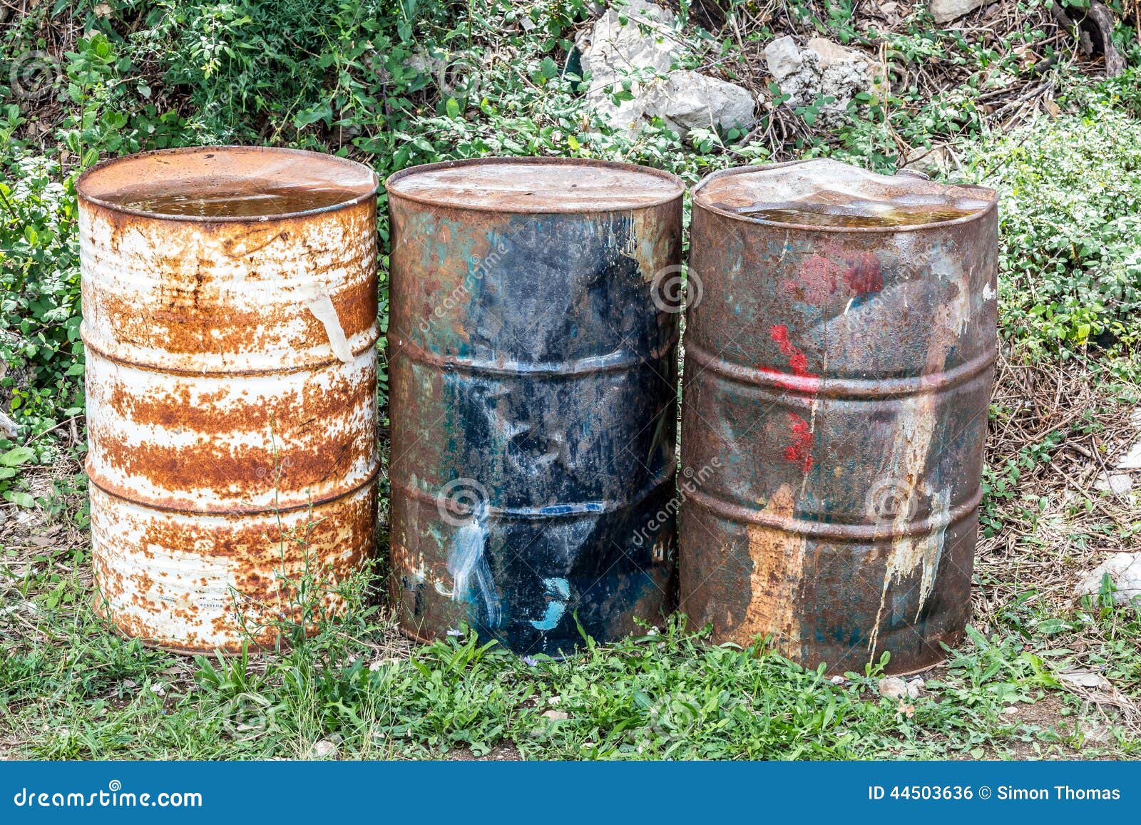 Over a Barrel stock photo. Image of environmental, leak - 44503636