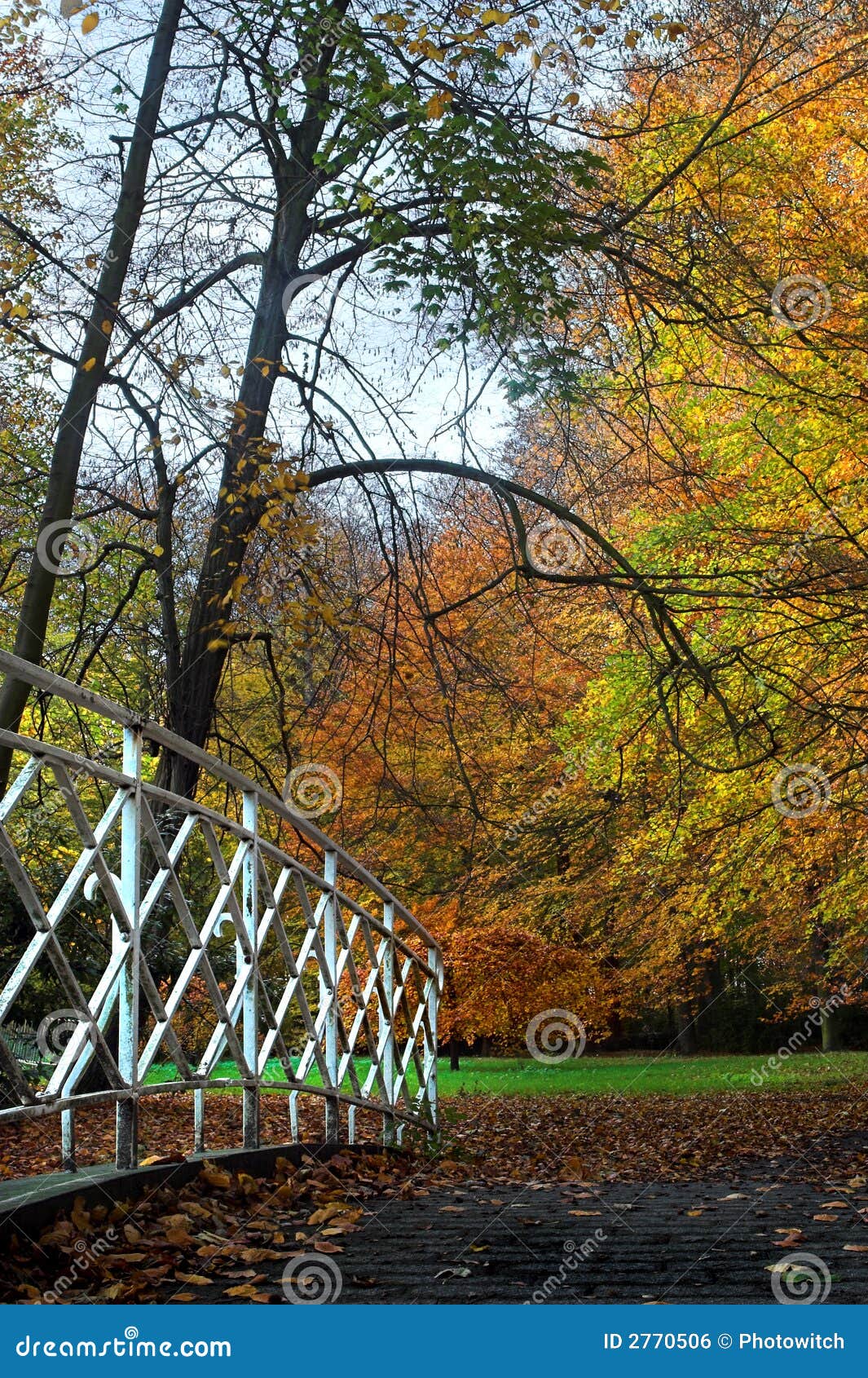 Over the bridge stock photo. Image of path, garden, road - 2770506