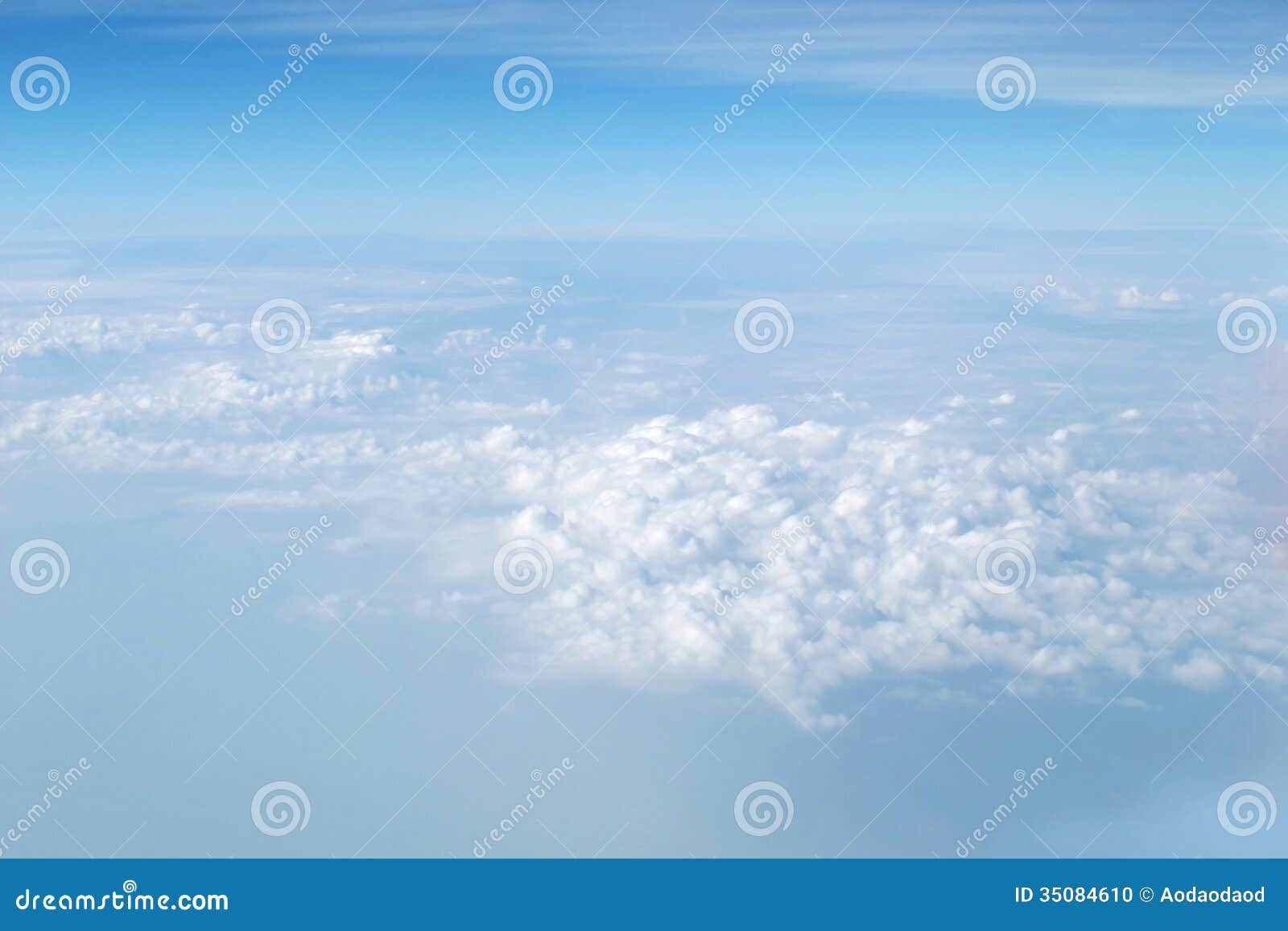 Over cloud in sky stock photo. Image of season, global - 35084610