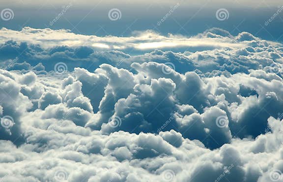 Over clouds stock image. Image of light, plane, rays, cloudy - 1893233