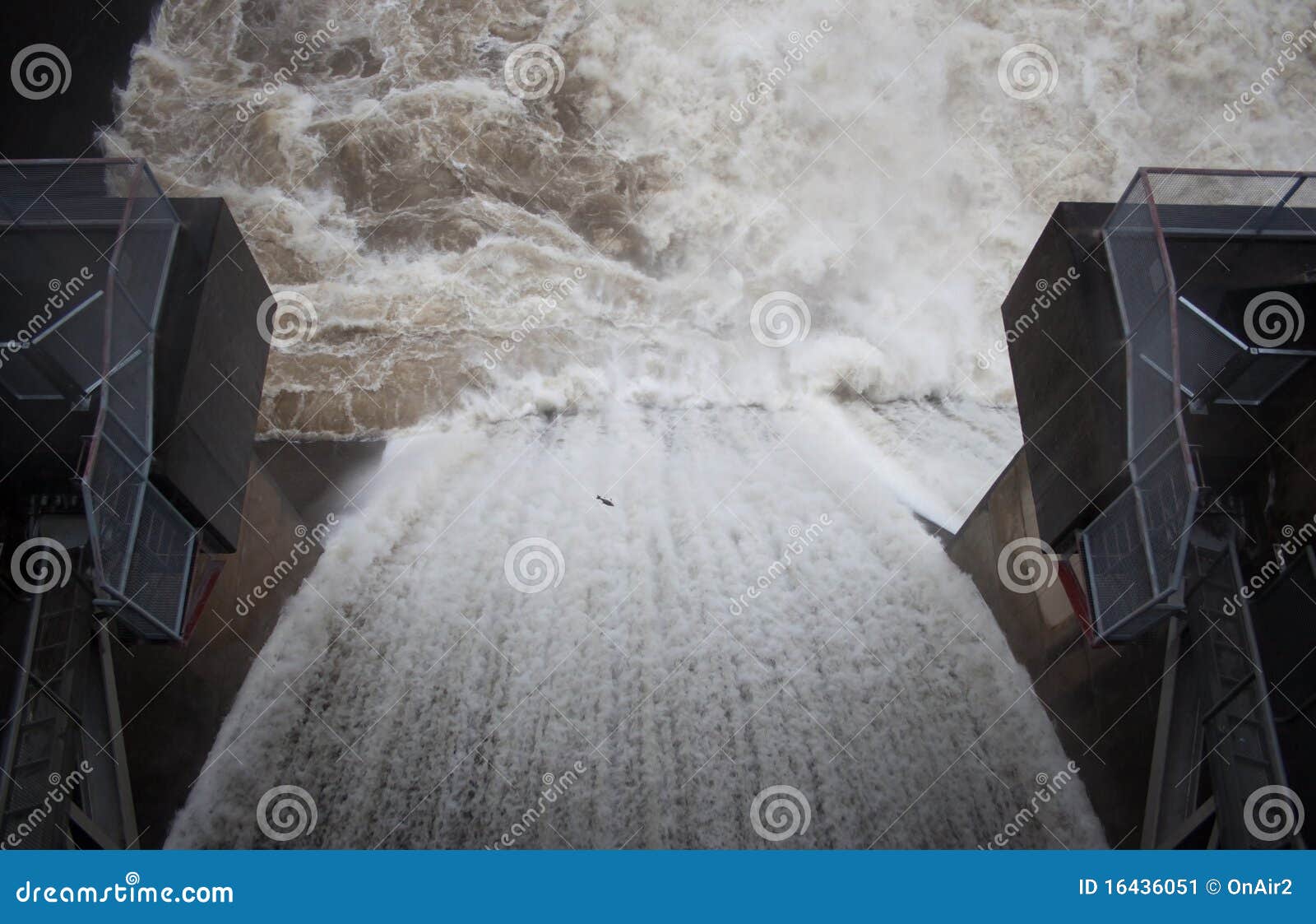 Over the dam spillway stock image. Image of point, built - 16436051