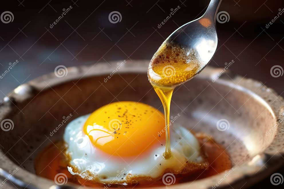 Over-easy Egg with Runny Yolk Stock Photo - Image of yolk, side: 286762608