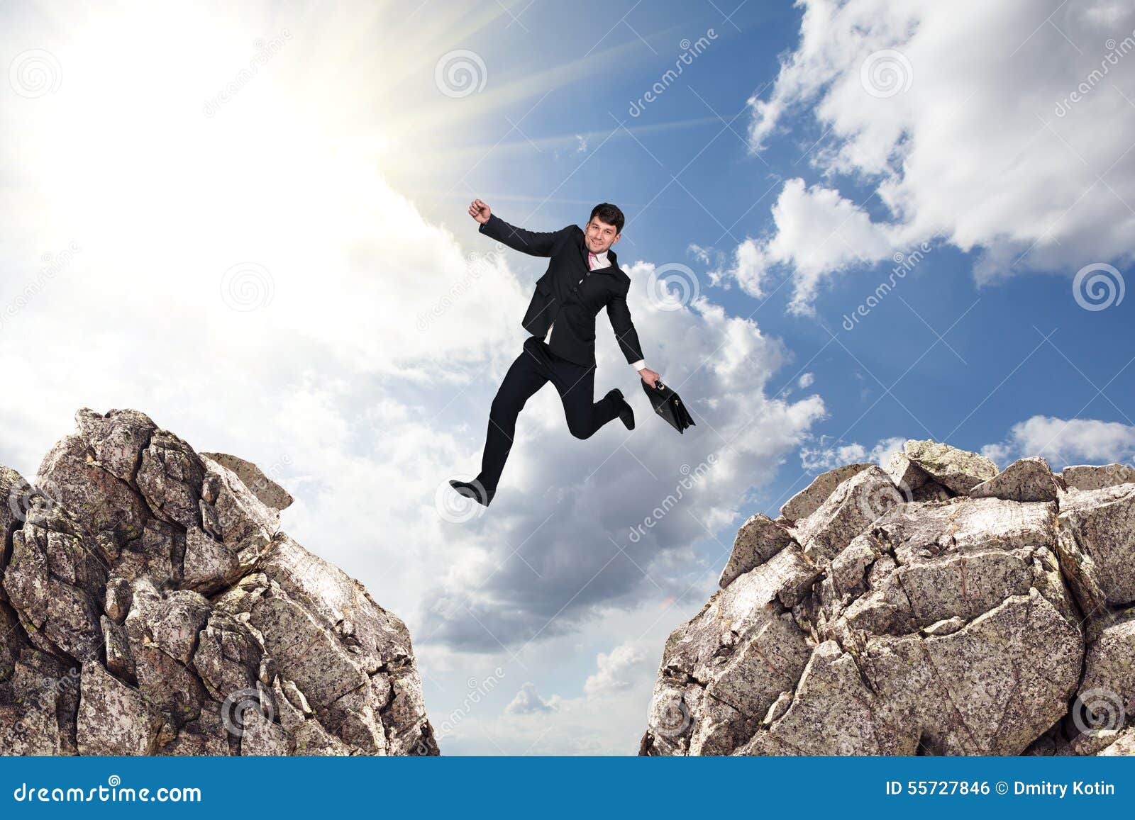 Over gap stock photo. Image of business, cliff, achieve - 55727846
