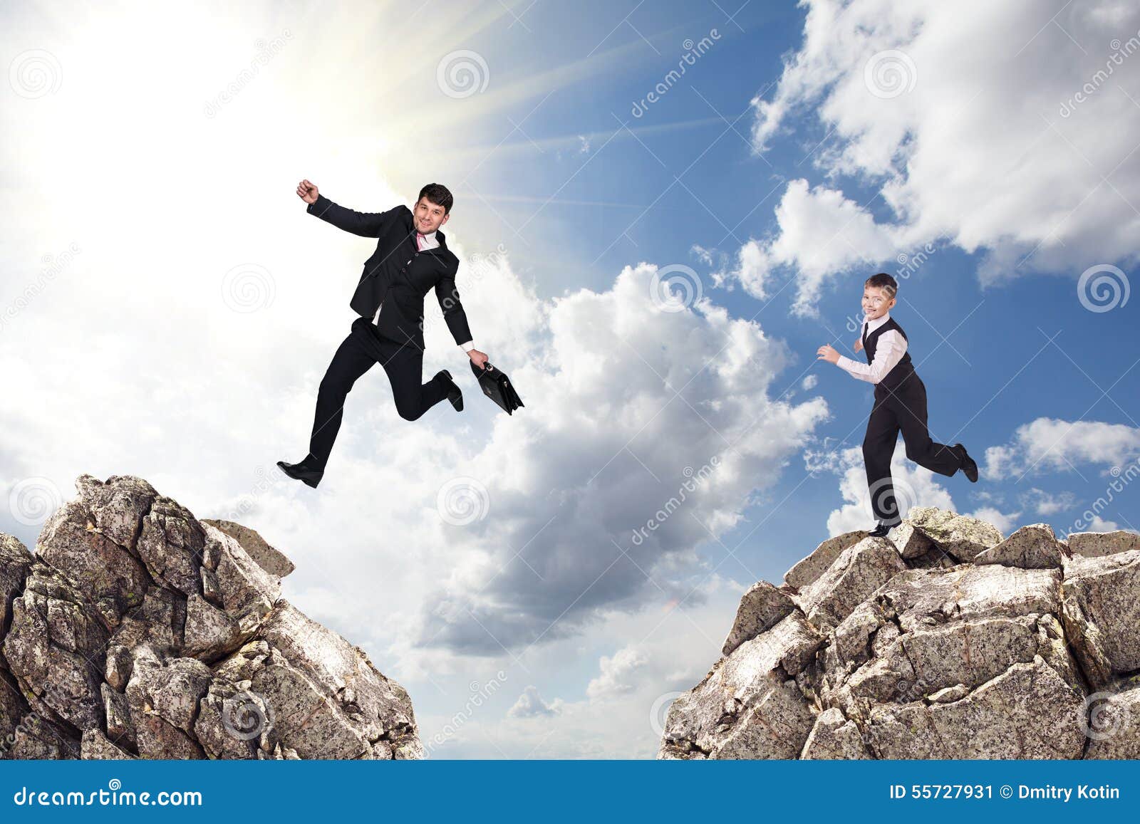 Over gap stock image. Image of goal, freedom, accomplishment - 55727931