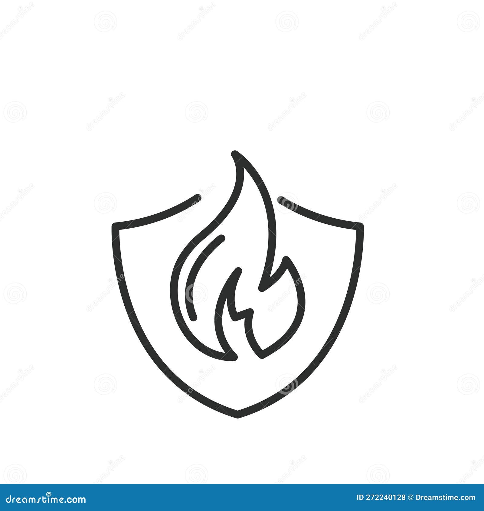 Over Heat Protection Icon Vector Concept Design Template Stock Vector ...