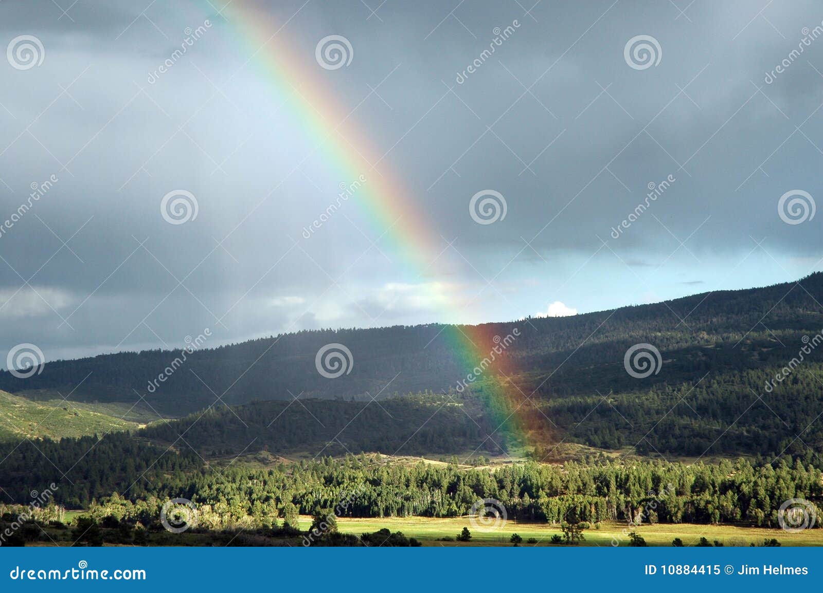 Over the rainbow stock image. Image of range, mountain - 10884415
