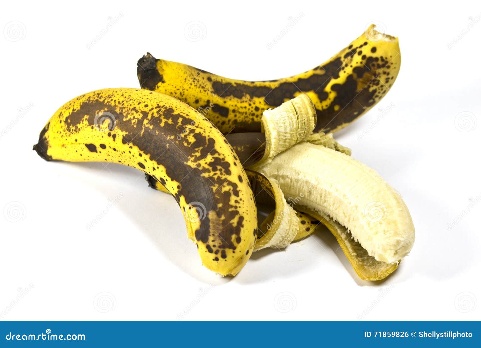 Over-Ripe Banana stock photo. Image of material, texture - 71859826