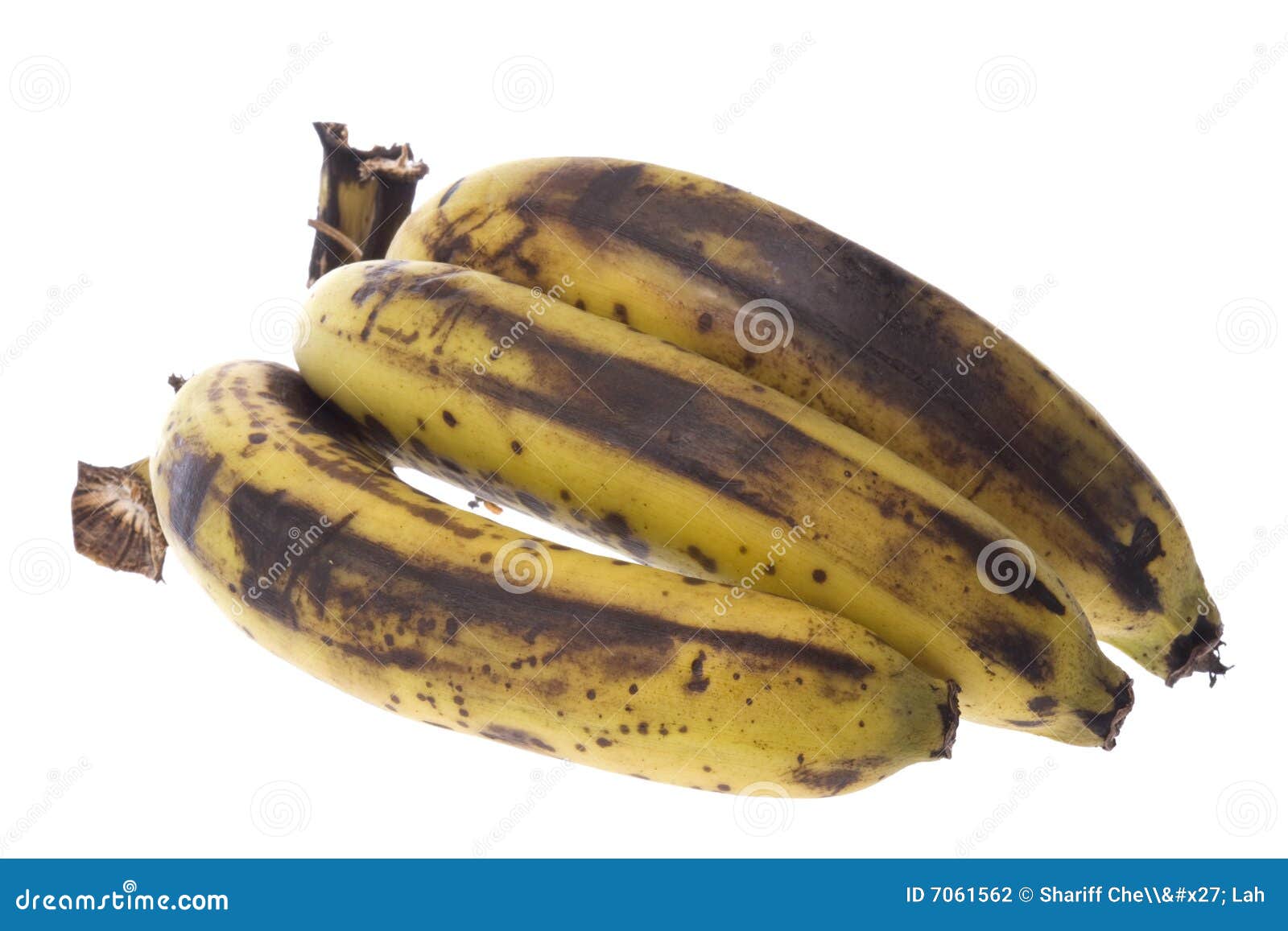 Over-Ripe Bananas Isolated stock photo. Image of green - 7061562