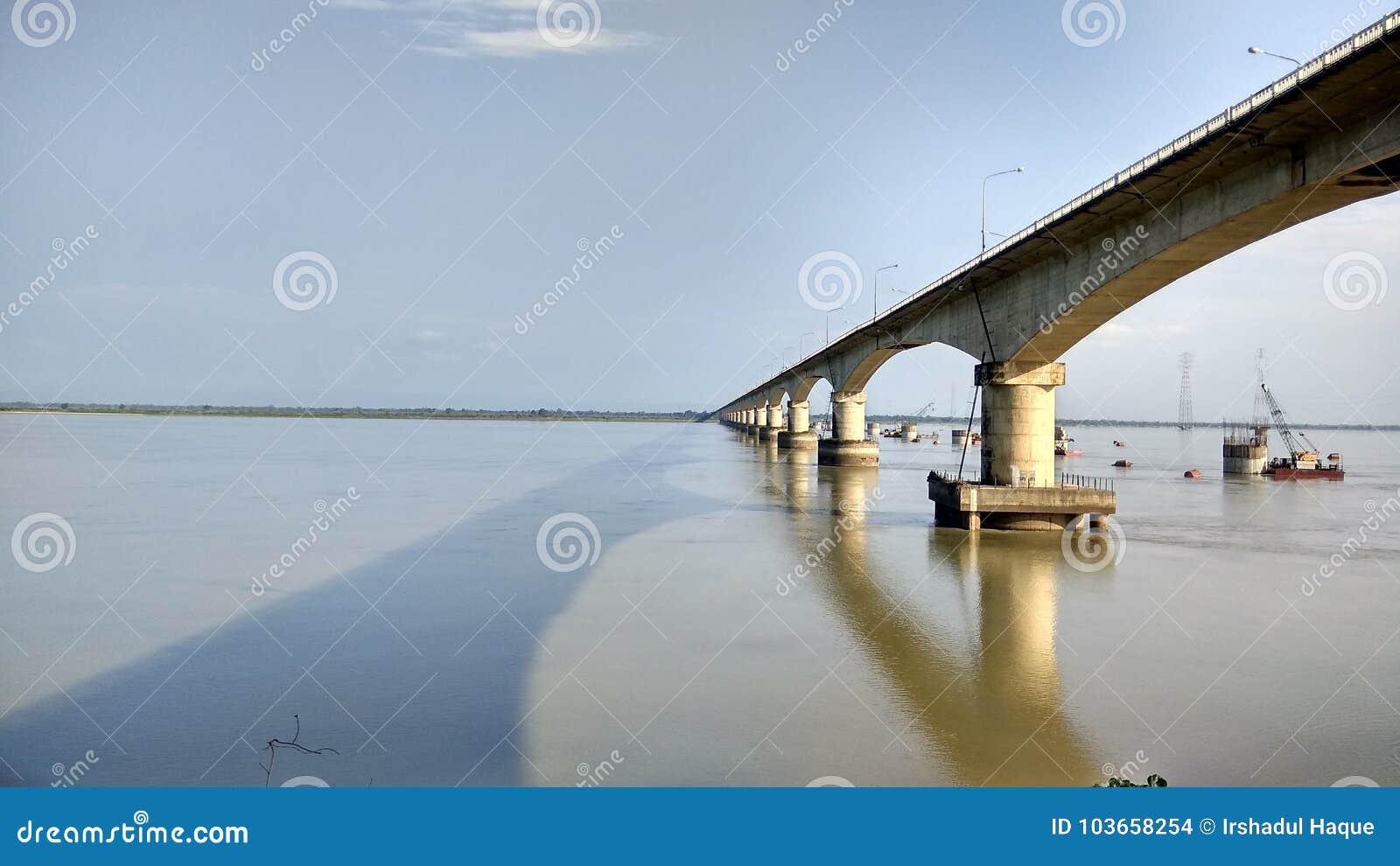 Bhumuraguri Bridge, Tezpur stock photo. Image of tezpur - 103658254