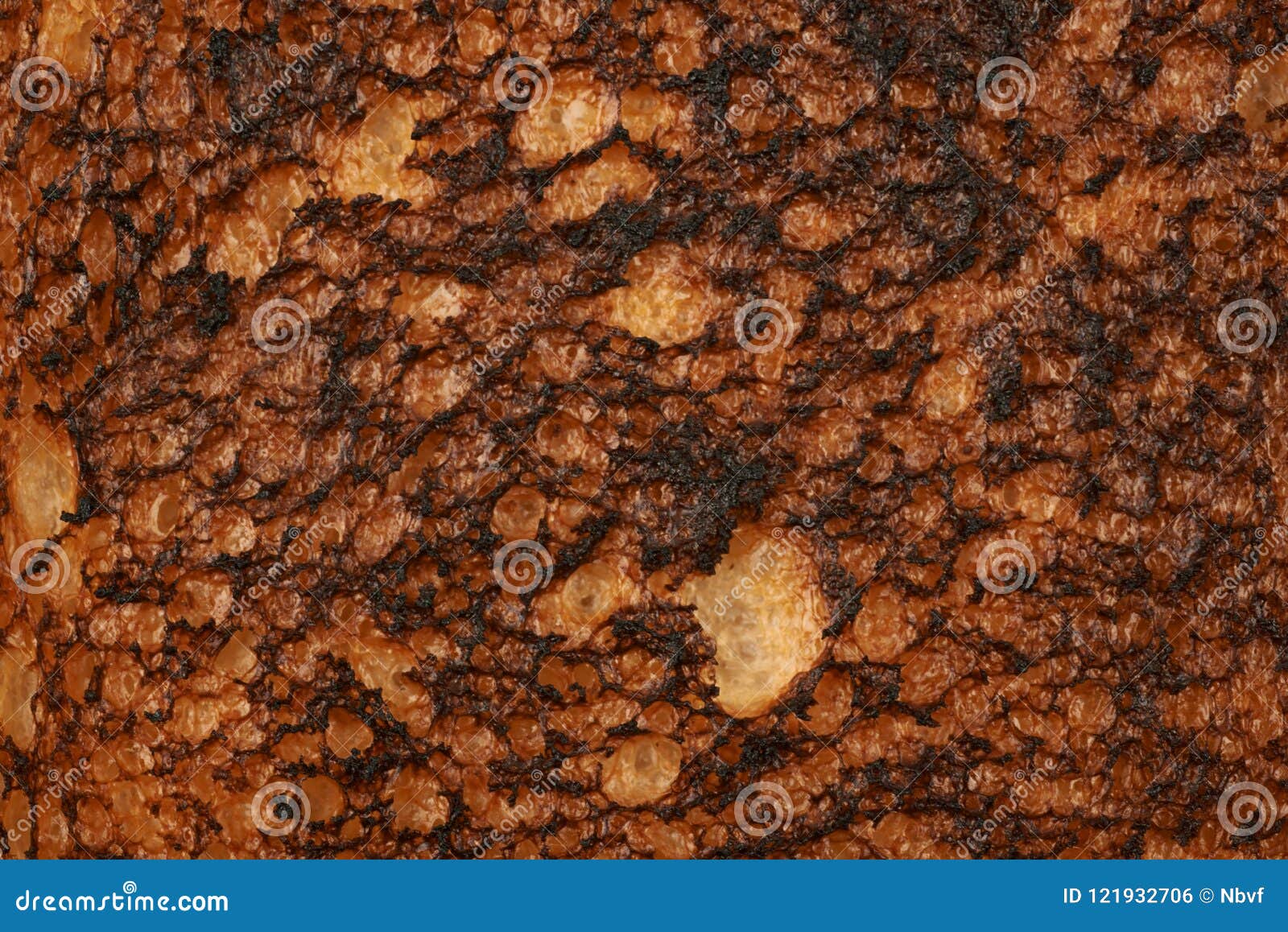 Over-toasted White Bread Texture Stock Photo - Image of dough, golden ...
