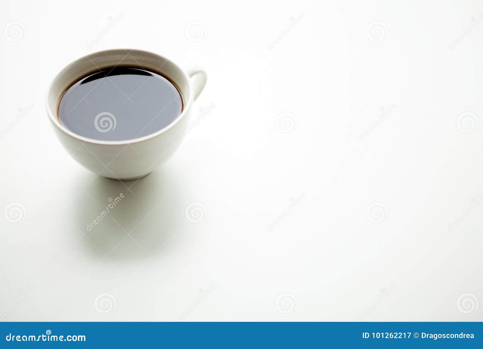 Over Top View of Coffee Cup Stock Image - Image of aromatic, closeup ...