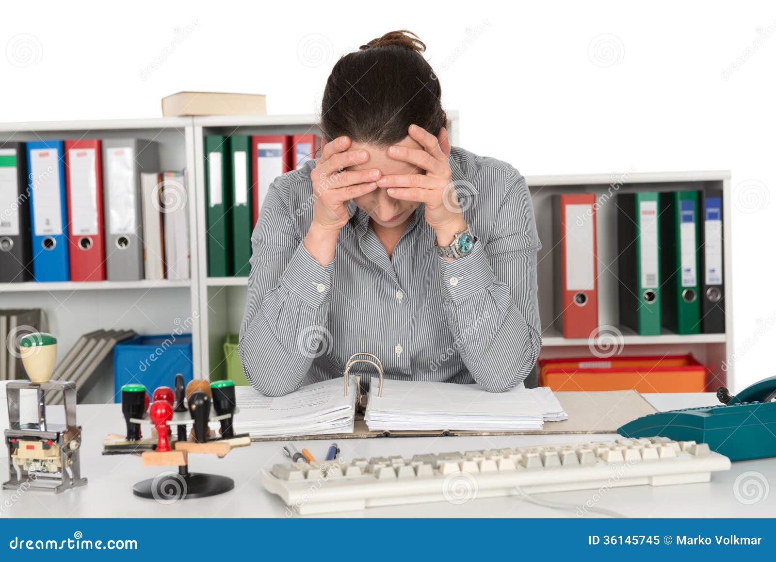 Over-worked stock image. Image of determination, folder - 36145745