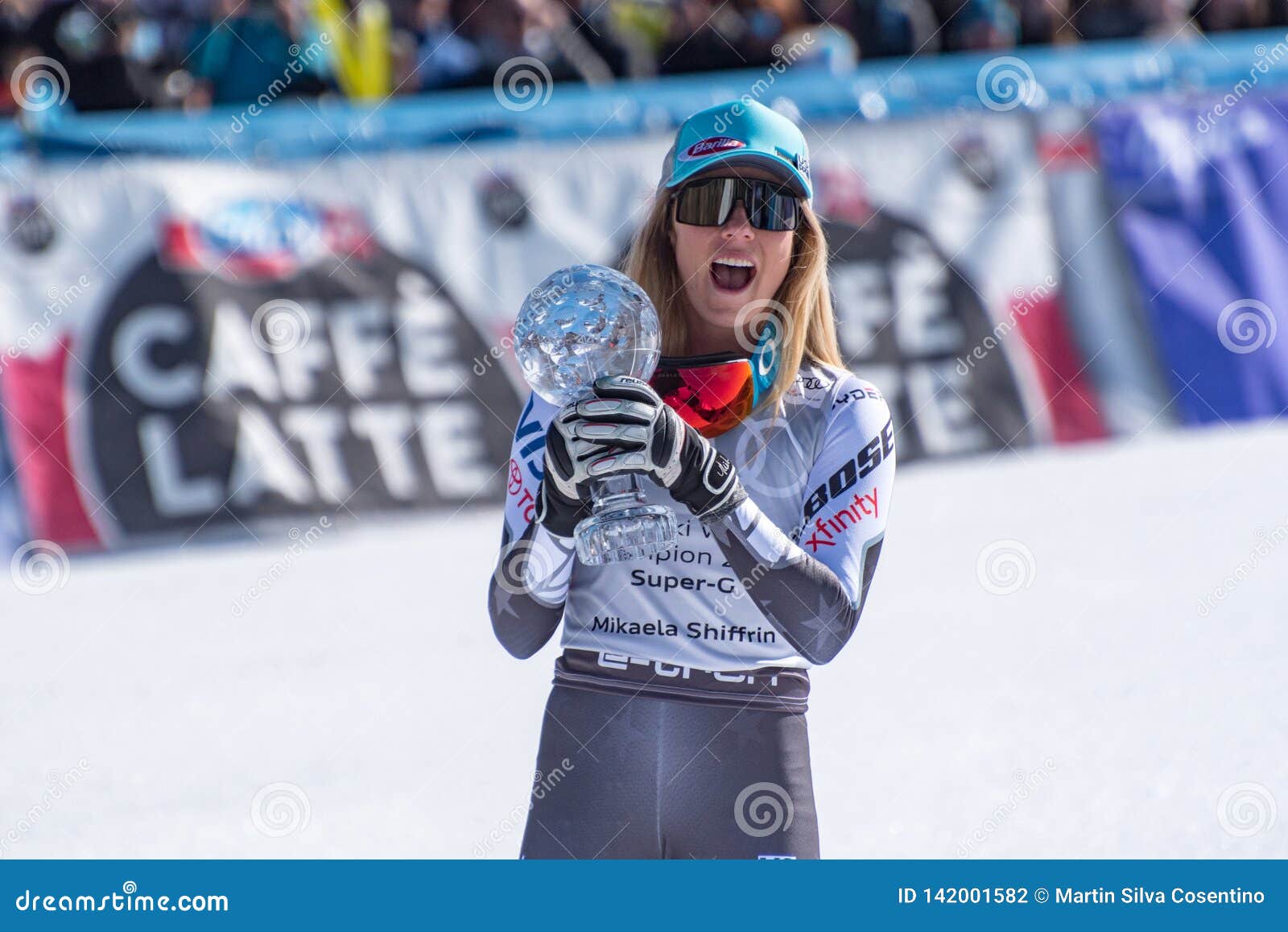 Overall FIS Alpine Ski Super G `s Winner US Mikaela Shiffrin Celebrates ... Overall FIS Alpine Ski Super G `s Winner US Mikaela Shiffrin Celebrates ...