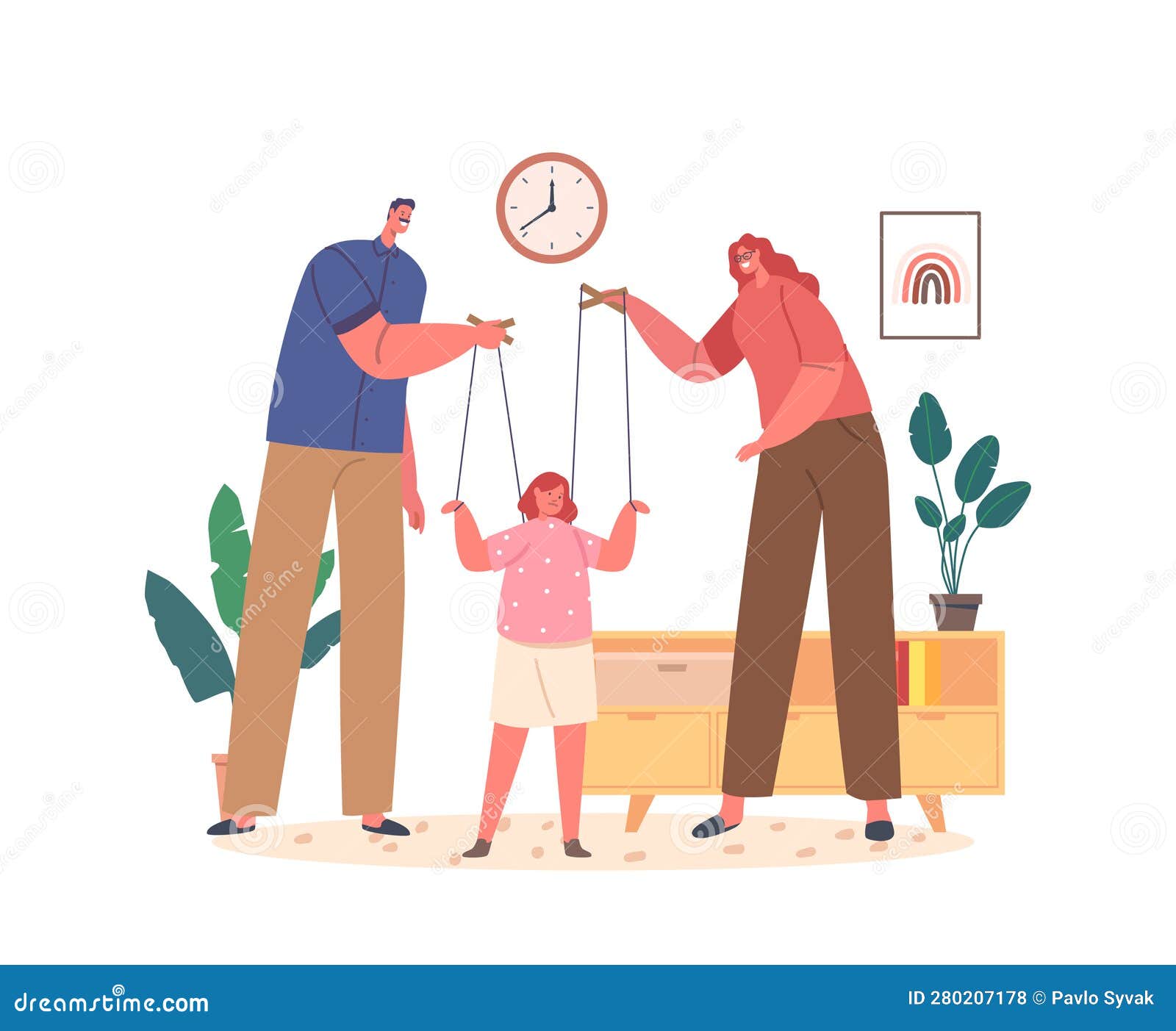 Pulling Strings Clipart