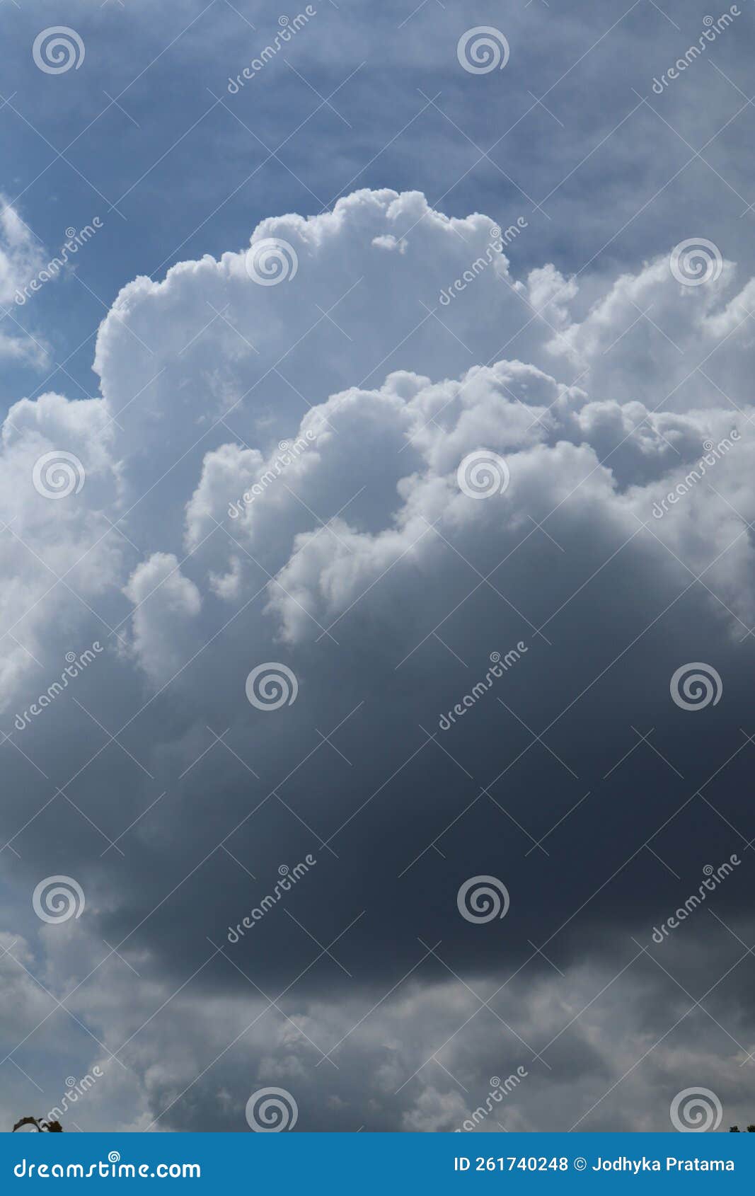 Overcast Cloud Portrait before Rain Stock Photo - Image of portrait ...