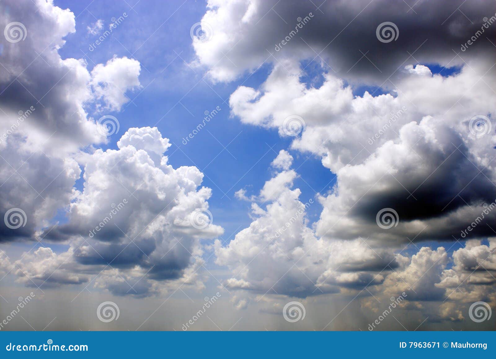 Overcast Blue Sky