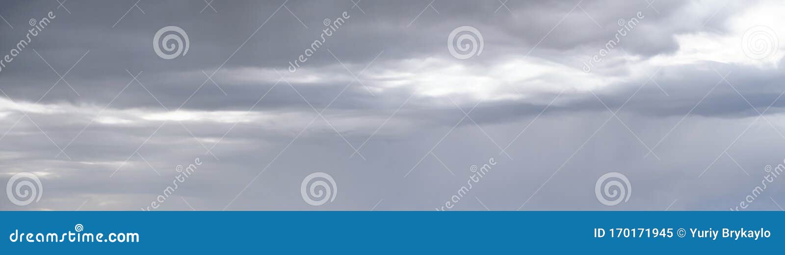 Overcast Sky Background with Clouds Stock Image - Image of height ...