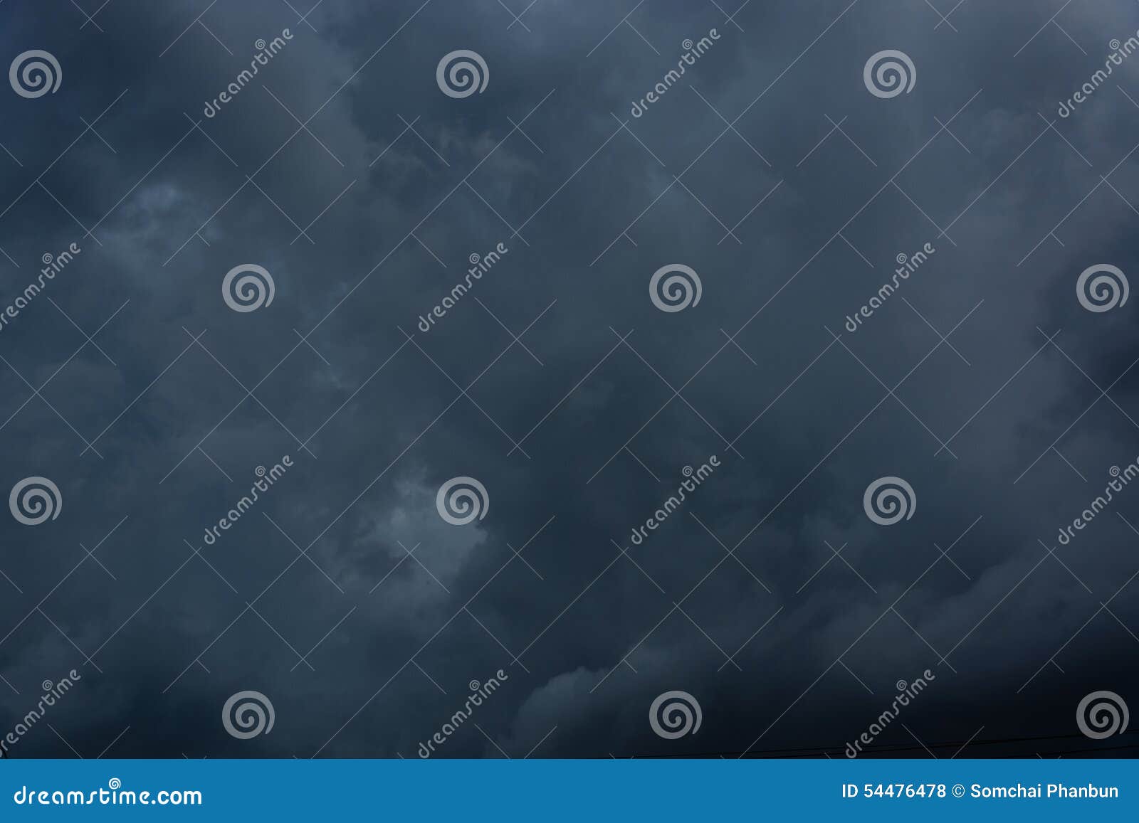 Overcast Sky with Dark Clouds Stock Photo - Image of materials ...