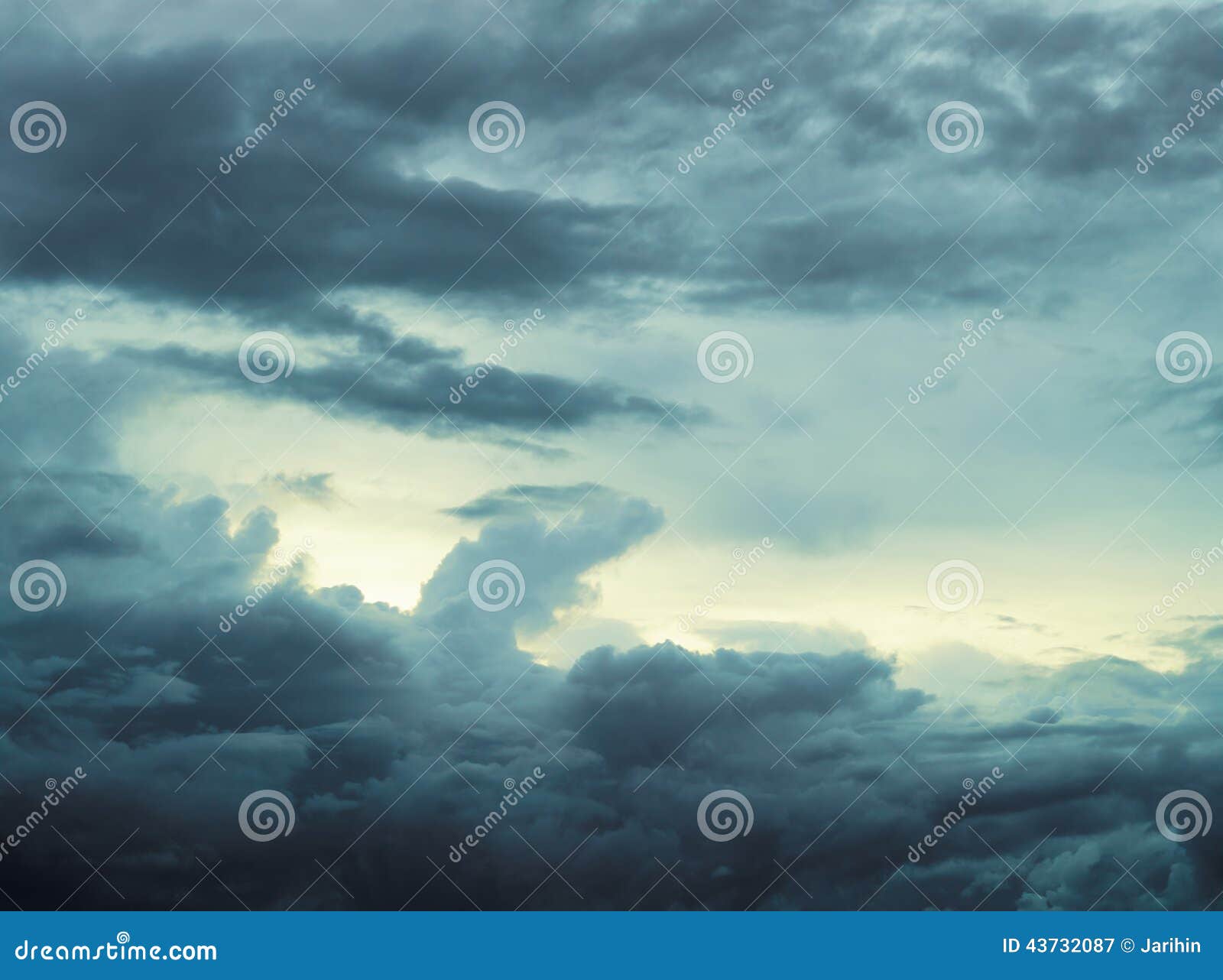 Overcast sky stock image. Image of outdoor, copy, cloudscape - 43732087