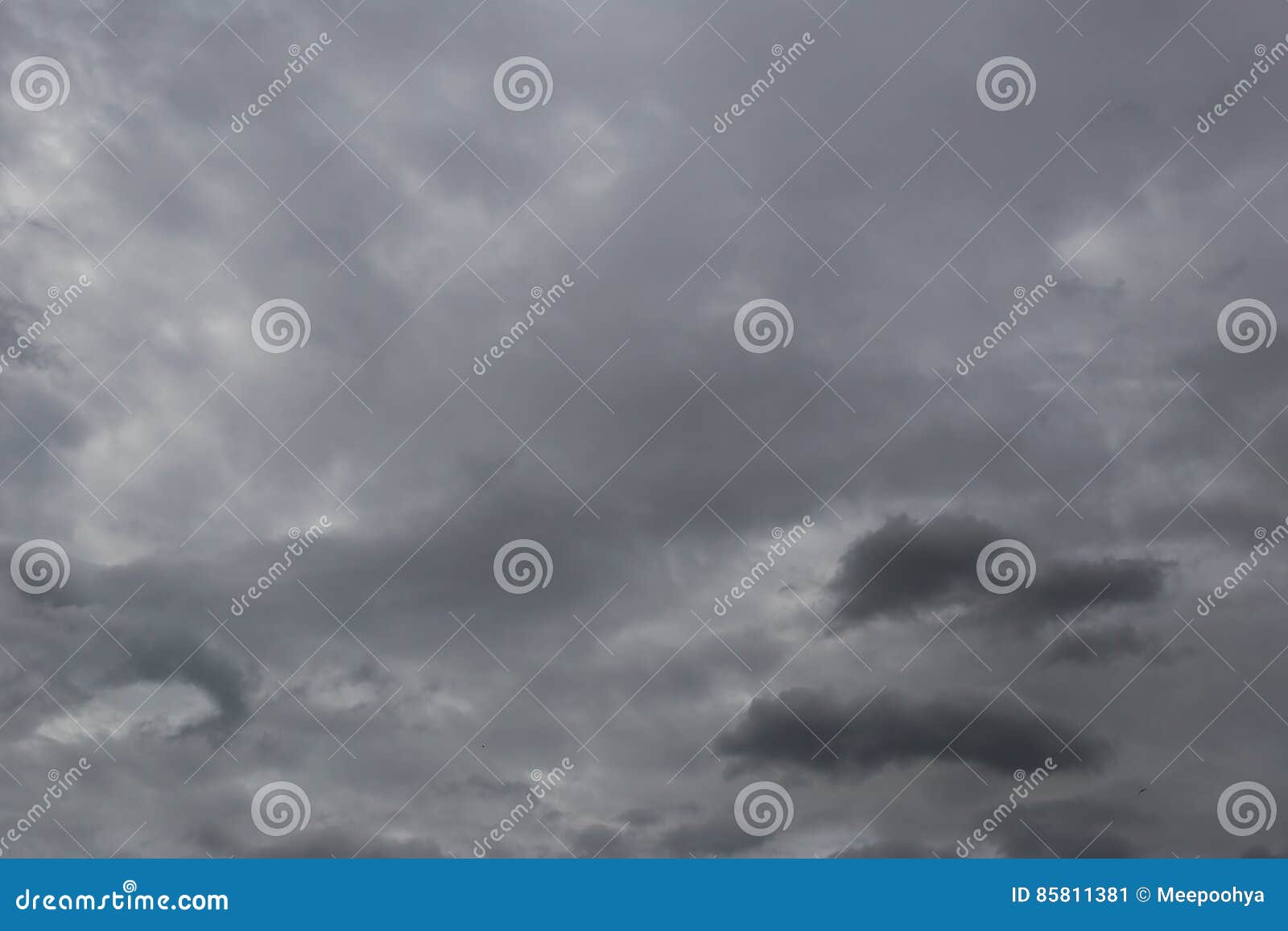 Overcast Sky of Rain Clouds Forming in the Sky in Concept of Climate ...