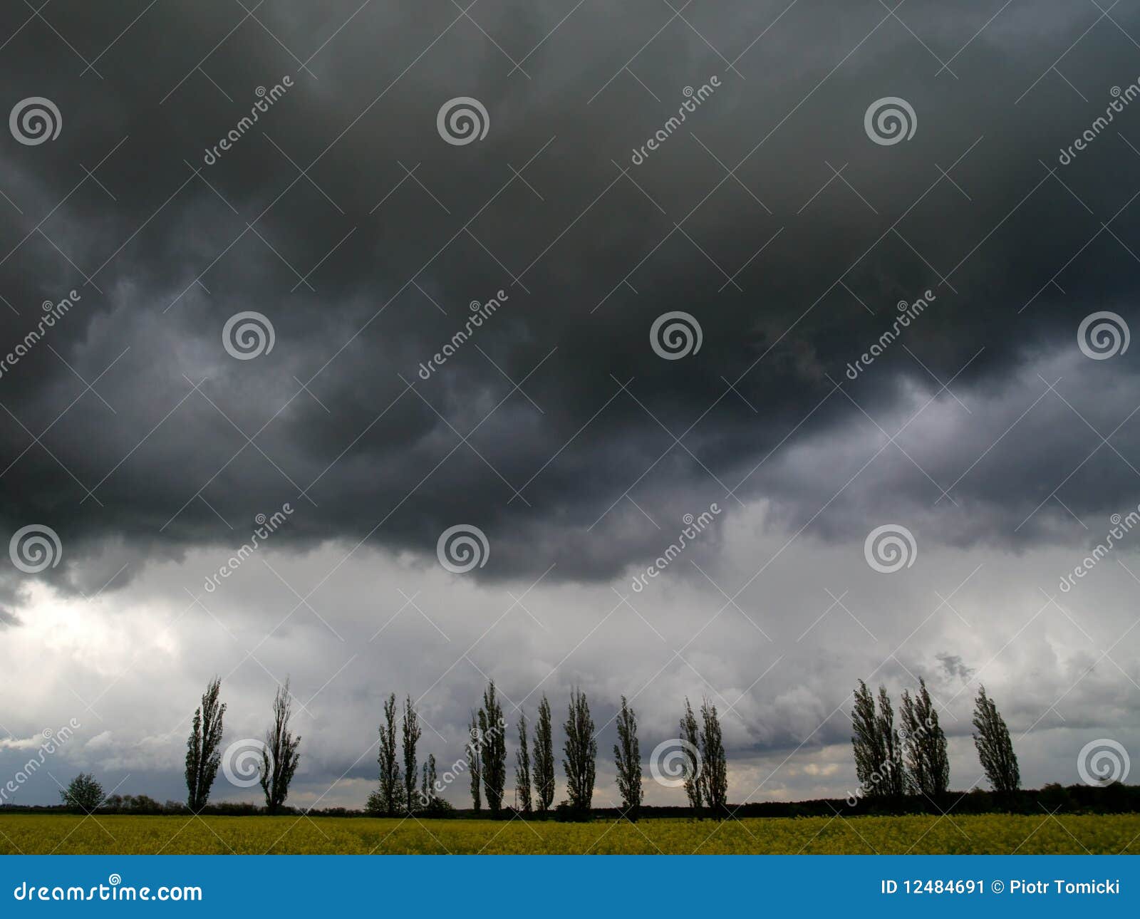 Overcast Sky with Storm Clouds Stock Image - Image of dark, cloudscape ...
