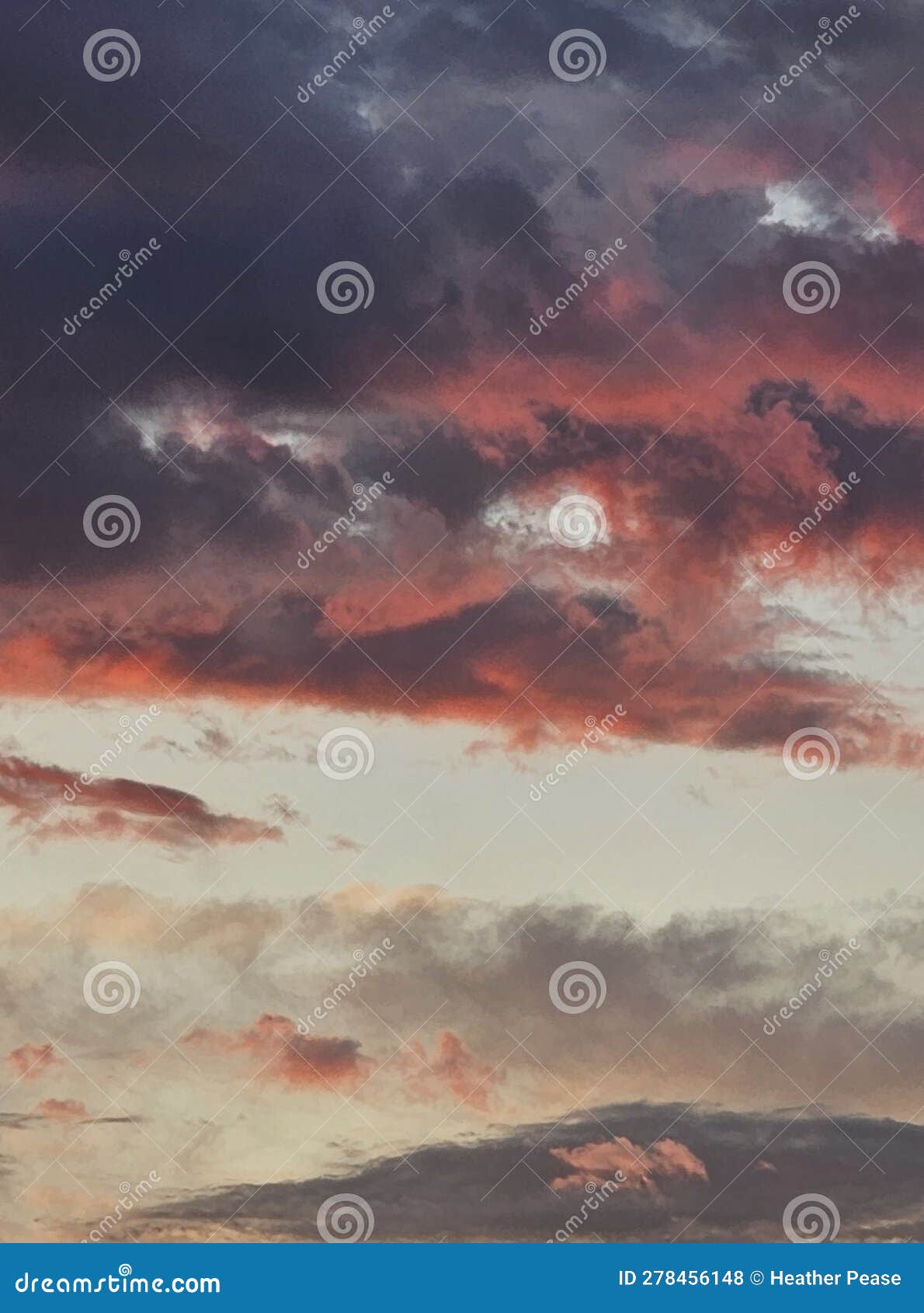 Overcast Sunset silhouette stock photo. Image of overcast - 278456148