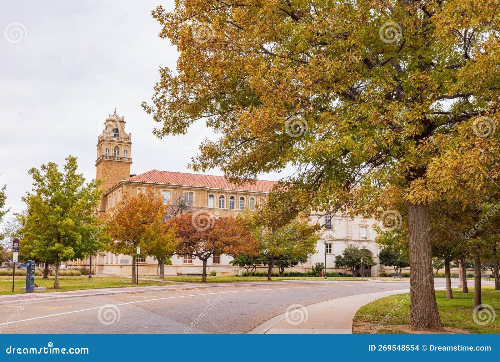 Overcast View of the Campus of Texas Tech University Stock Photo ... Overcast View of the Campus of Texas Tech University Stock Photo ...