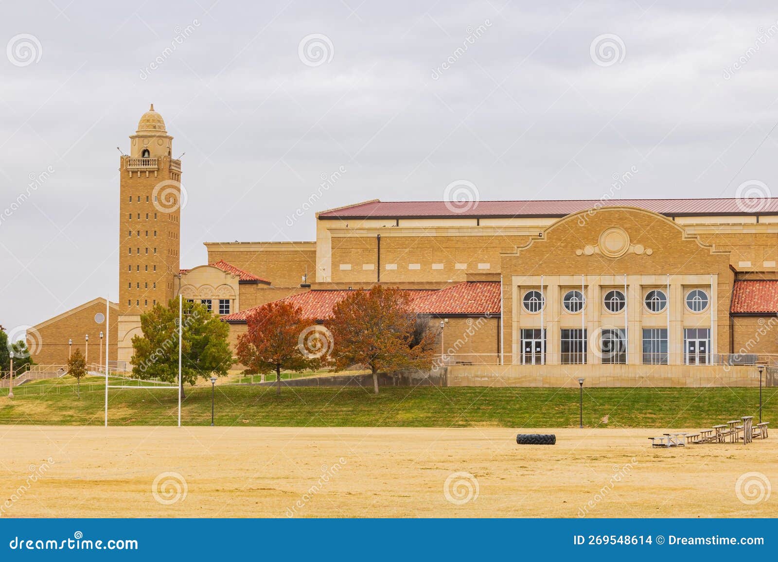 Overcast View of the Campus of Texas Tech University Stock Photo ...