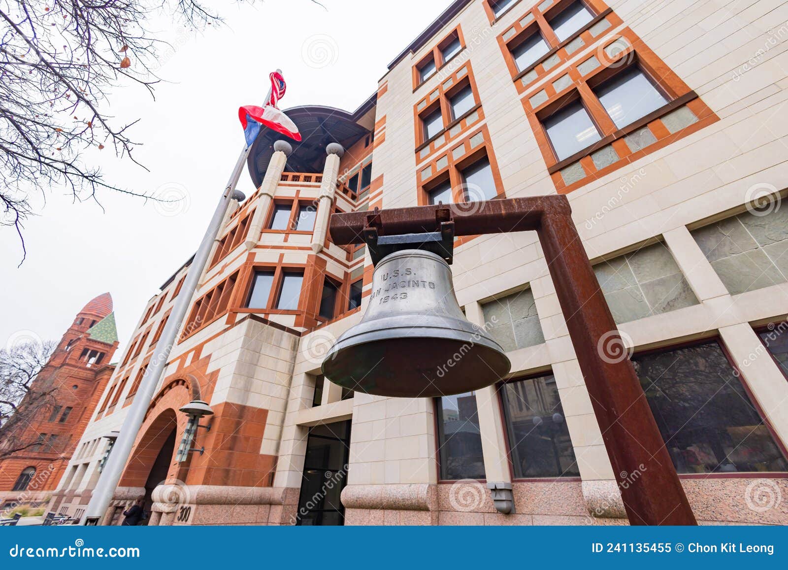 Overcast View of a USS San Jacinto Liberty Bell Editorial Image - Image ...