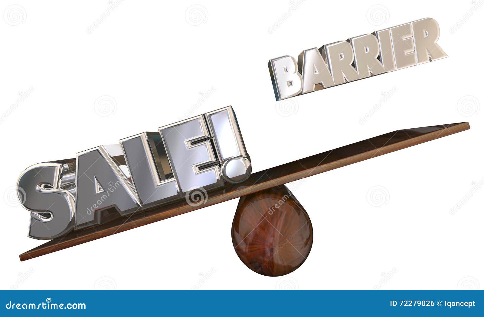 Overcome Barrier To Sale Sell Customers See Saw Stock Illustration ... Overcome Barrier To Sale Sell Customers See Saw Stock Illustration ...