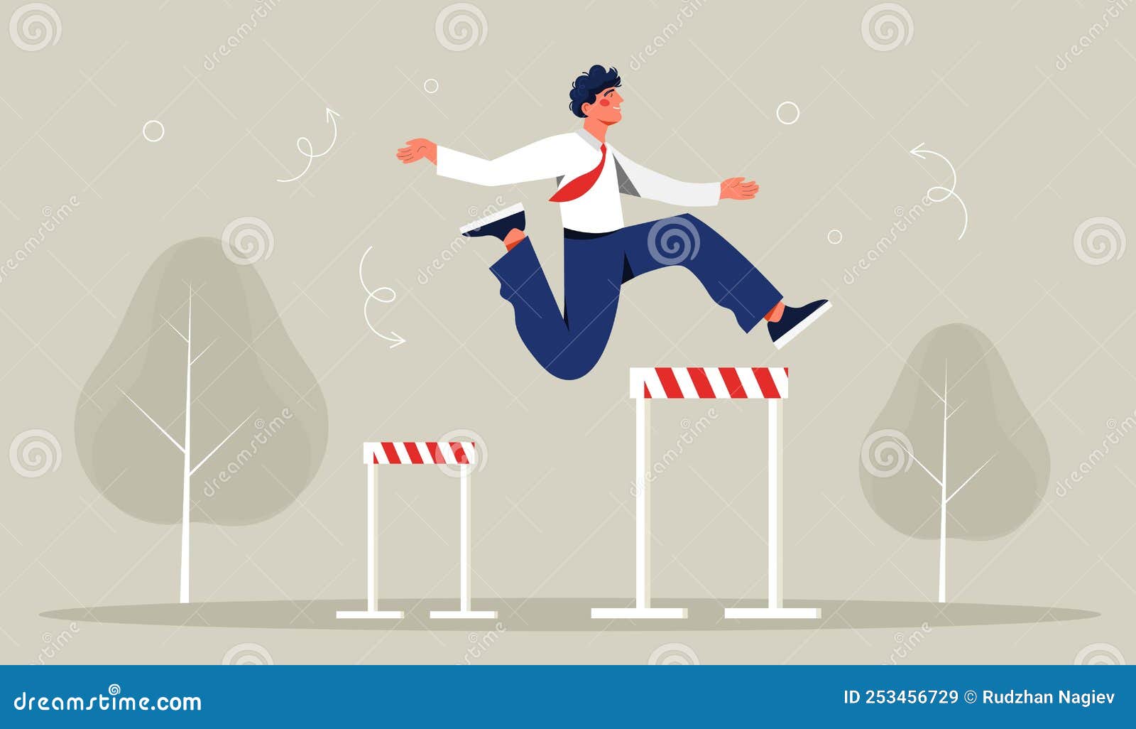 Difficulty Concept. Character Dealing With Obstacles And Challenges ... Difficulty Concept. Character Dealing With Obstacles And Challenges ...