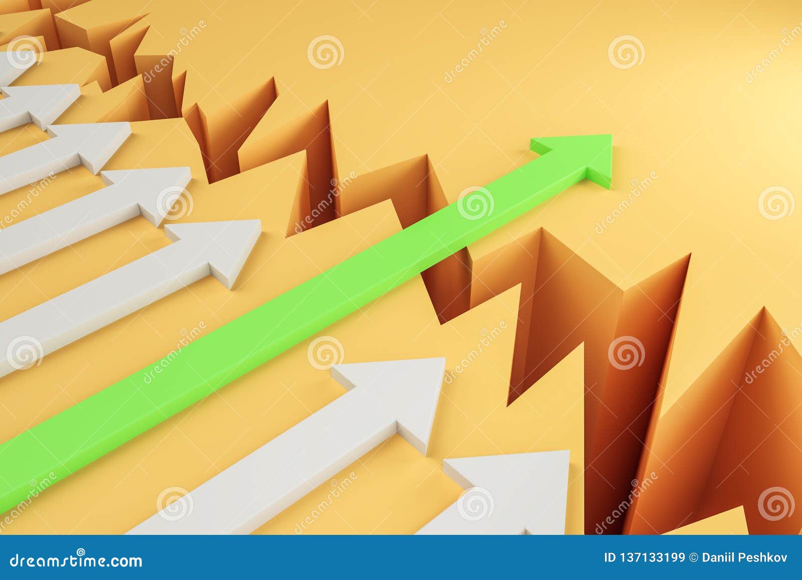 Overcome, Growth And Direction Concept Stock Image | CartoonDealer.com ...