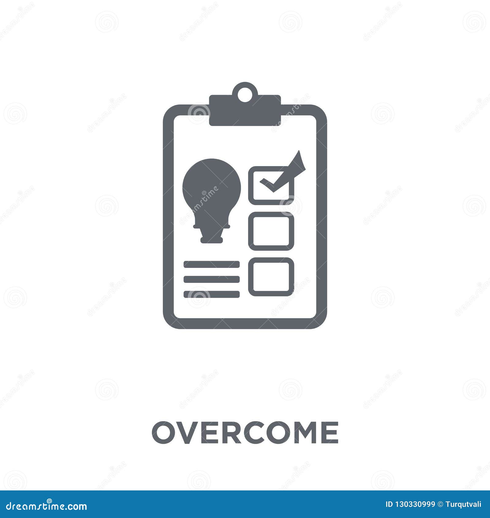 Overcome Icon from Collection. Stock Vector - Illustration of leader ...