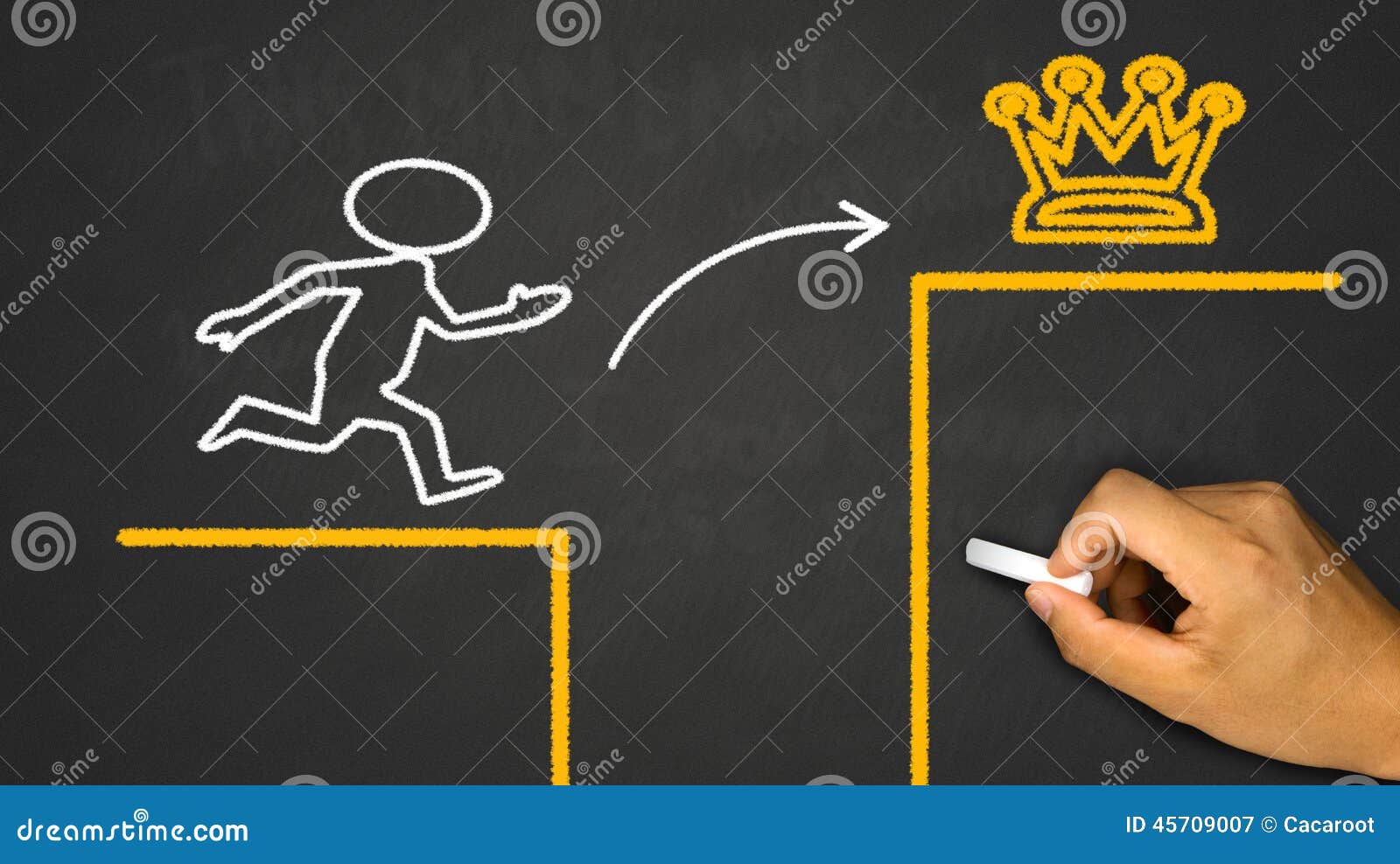 Overcome the Problems stock image. Image of trouble, risk - 45709007