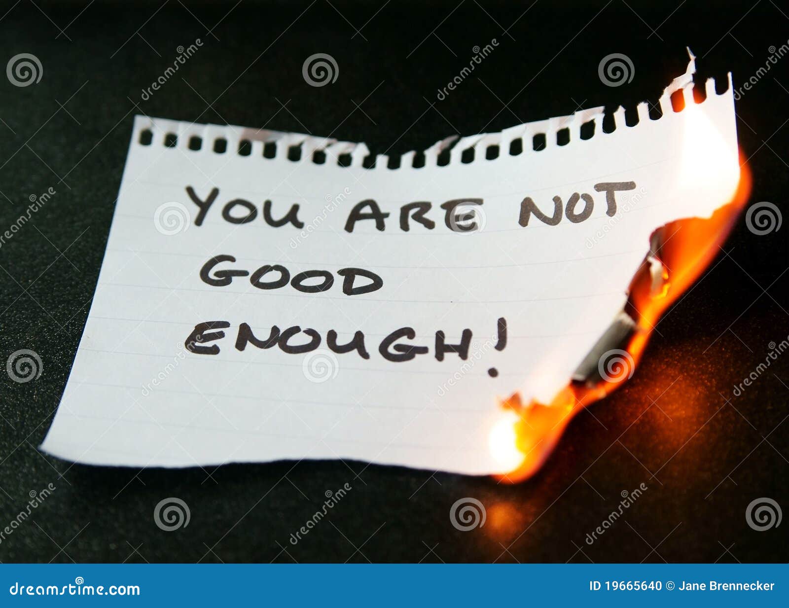 Overcoming Feelings of Inadequacy Stock Photo - Image of rejection ...