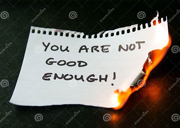 Overcoming Feelings of Inadequacy Stock Photo - Image of rejection ...