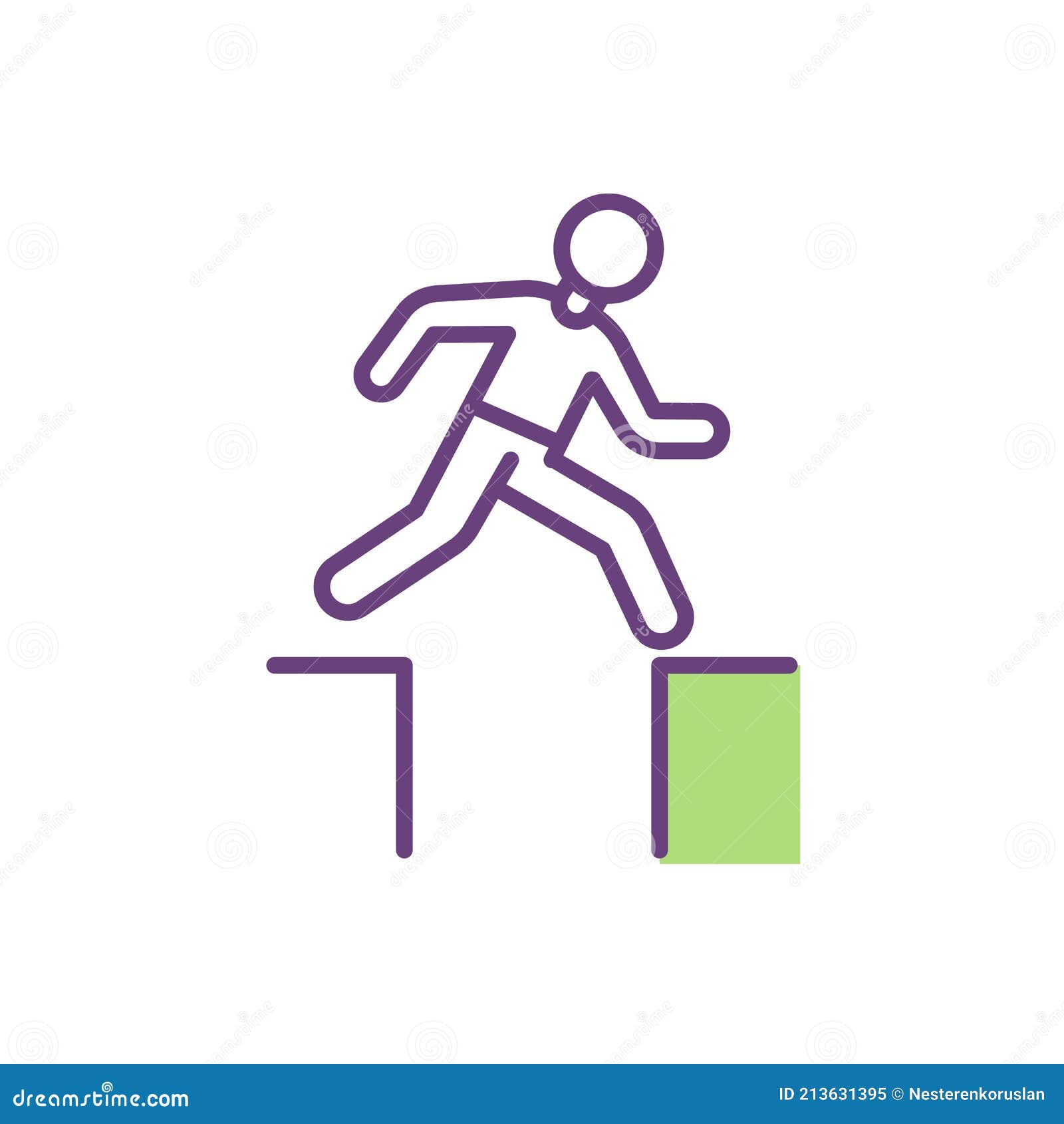 Overcoming Life Challenges RGB Color Icon Stock Vector - Illustration ... Overcoming Life Challenges RGB Color Icon Stock Vector - Illustration ...