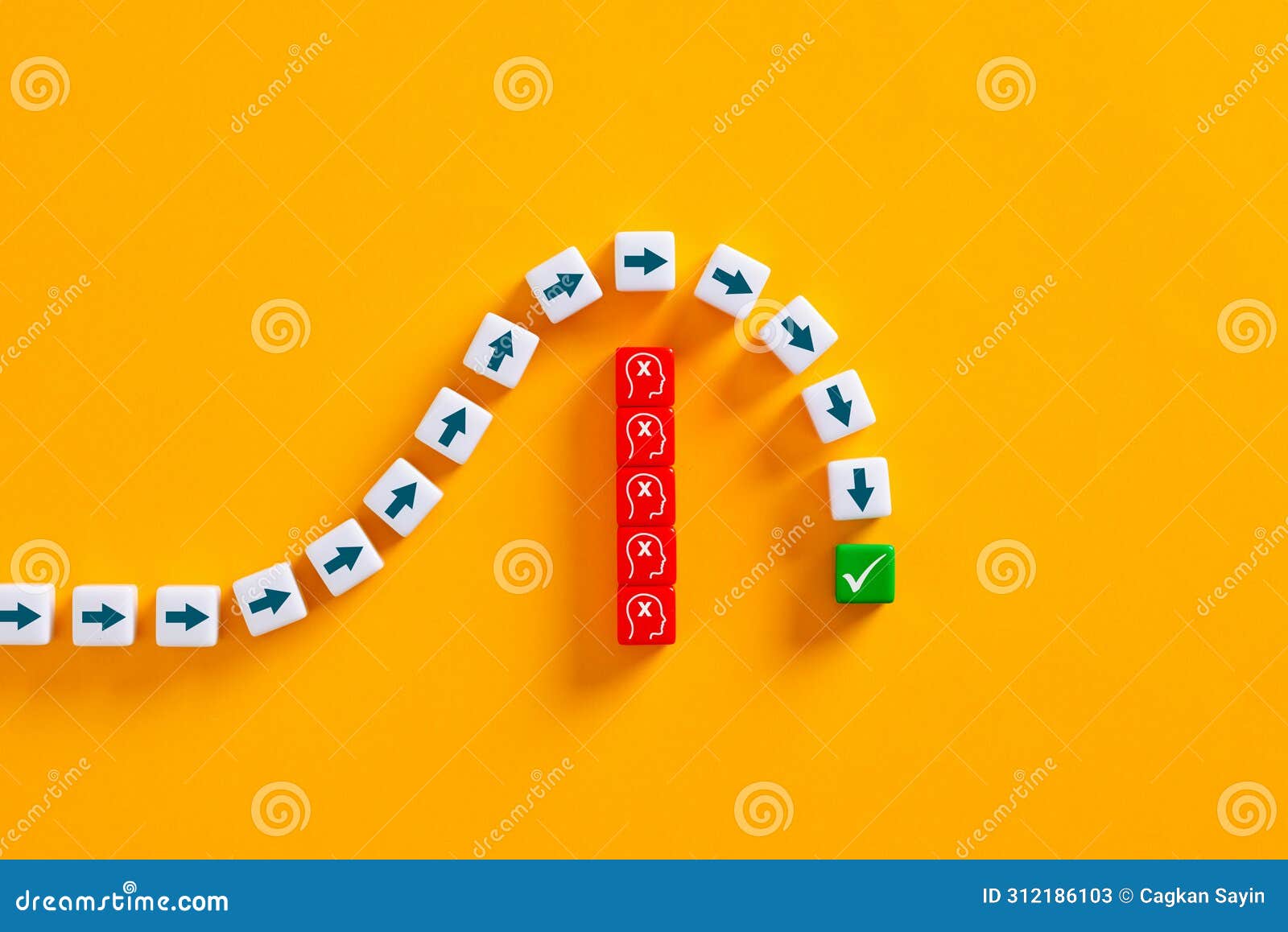 Overcoming the Negative Mindset and Overthinking Stock Image - Image of ...