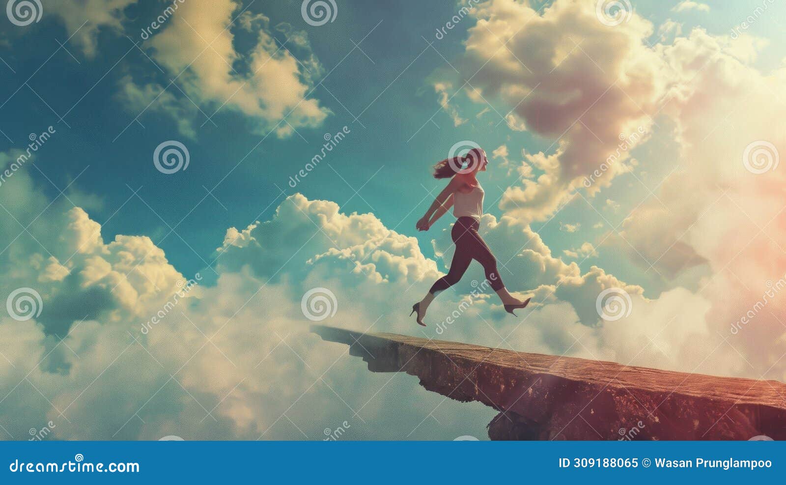 Overcoming Obstacles in Pursuit of Success Stock Image - Image of ...