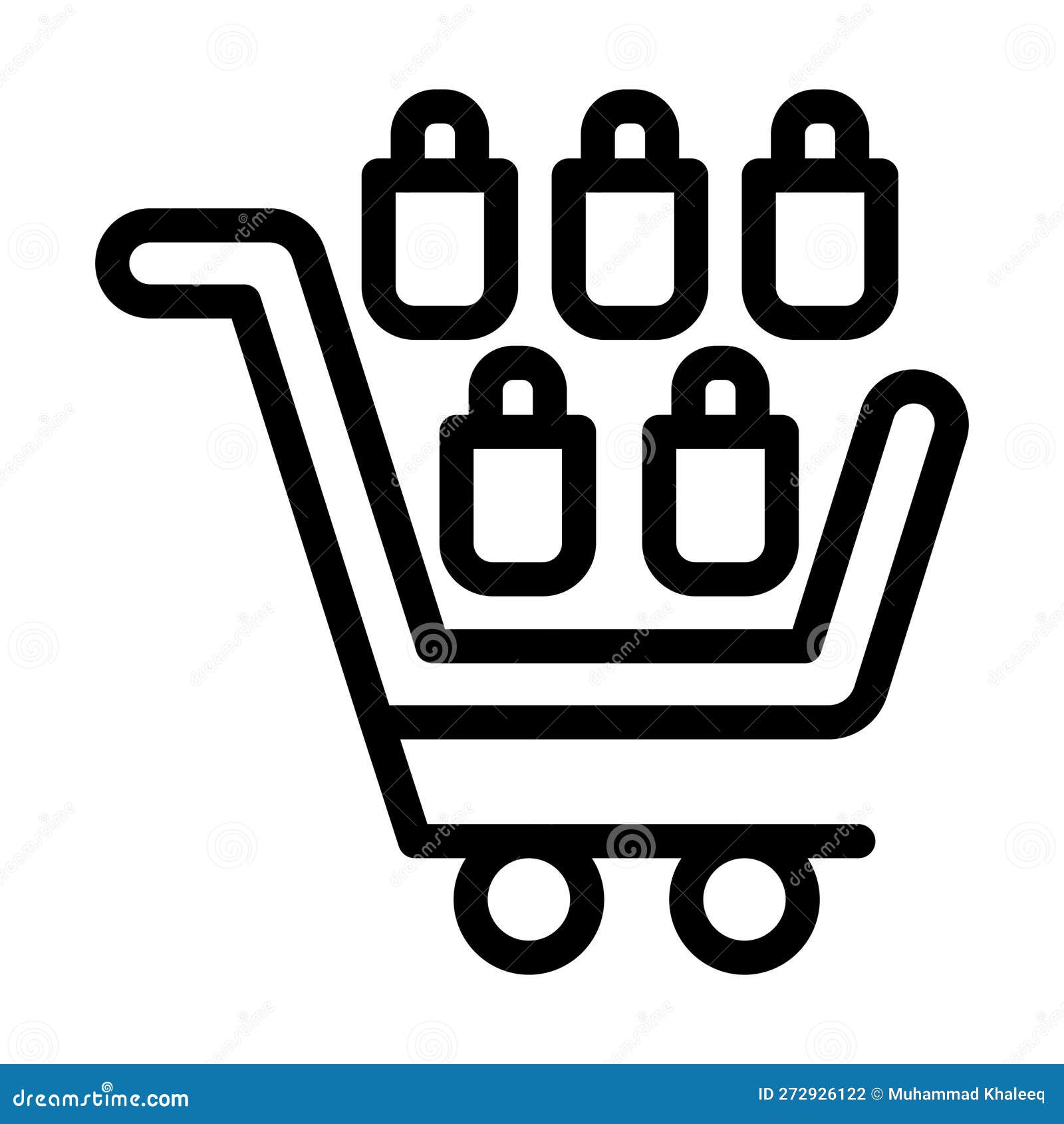 Overconsumption Vector Thick Line Icon for Personal and Commercial Use ...