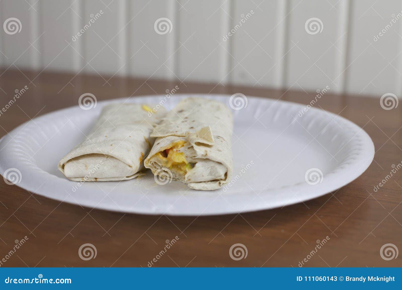 Overcooked Egg Burritos stock image. Image of cuisine - 111060143