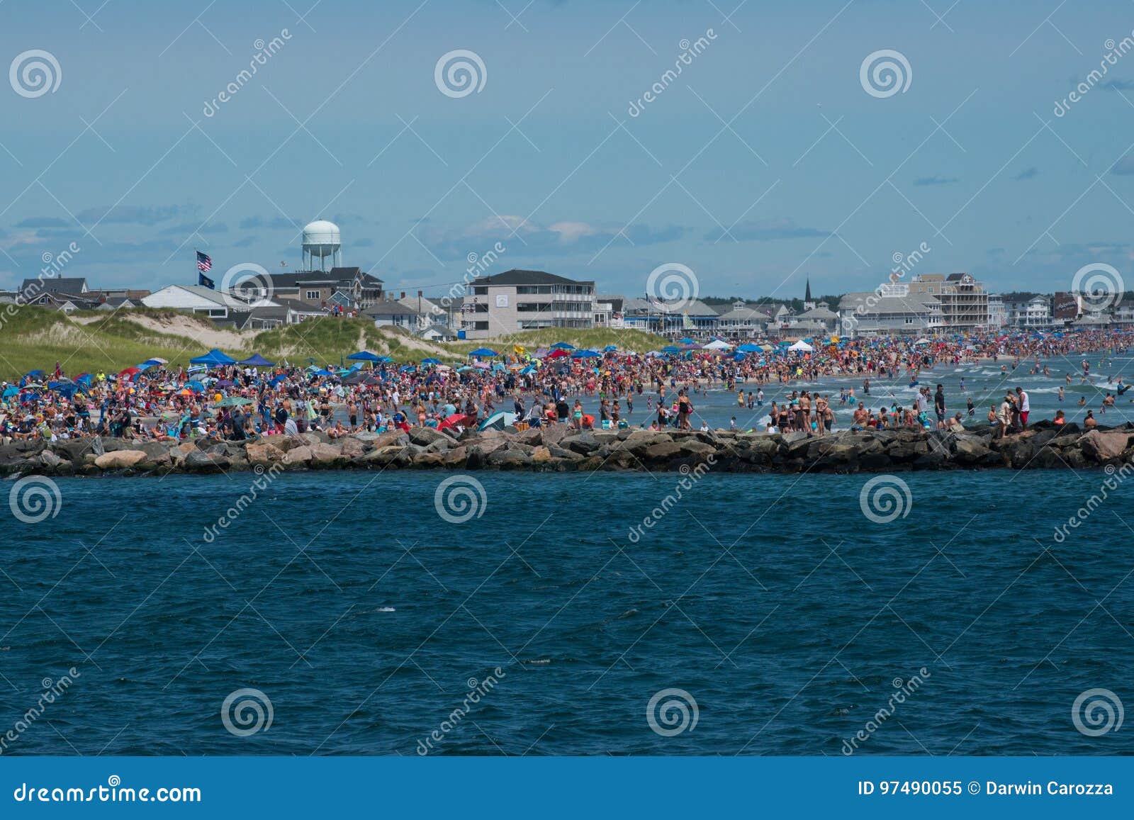 Hampton Beach Sea Shell Stage And Boardwalk 2 Editorial Photo ...