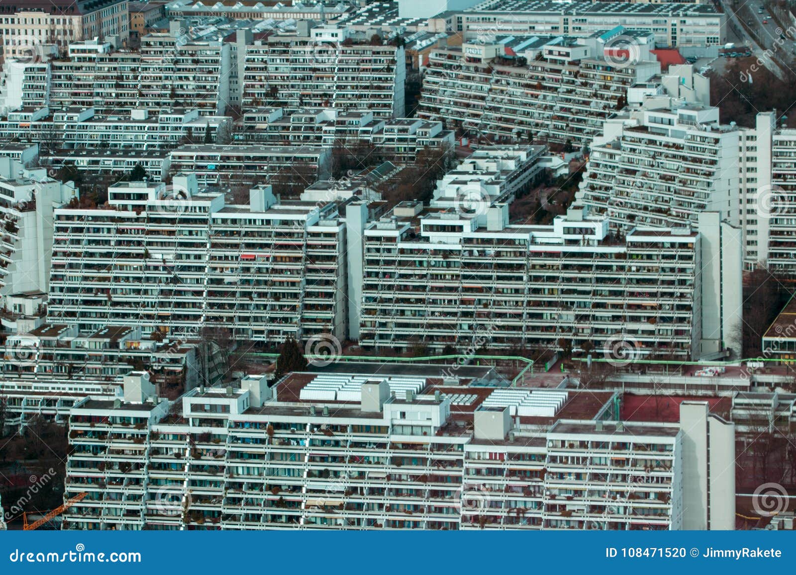 Overcrowded Living in the City Stock Photo - Image of community ...