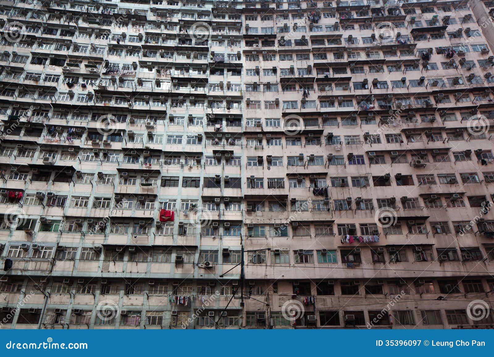 Overcrowded Residential Building Stock Image - Image of poverty ...