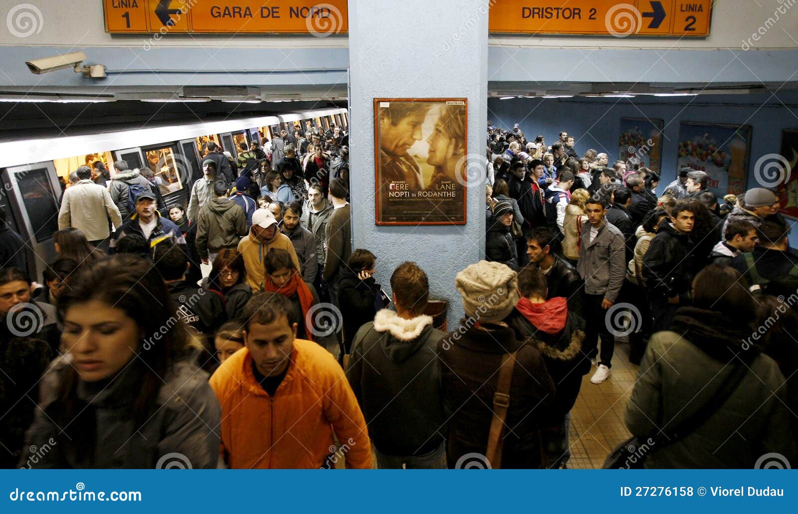 Overcrowded subway station editorial stock photo. Image of station ...