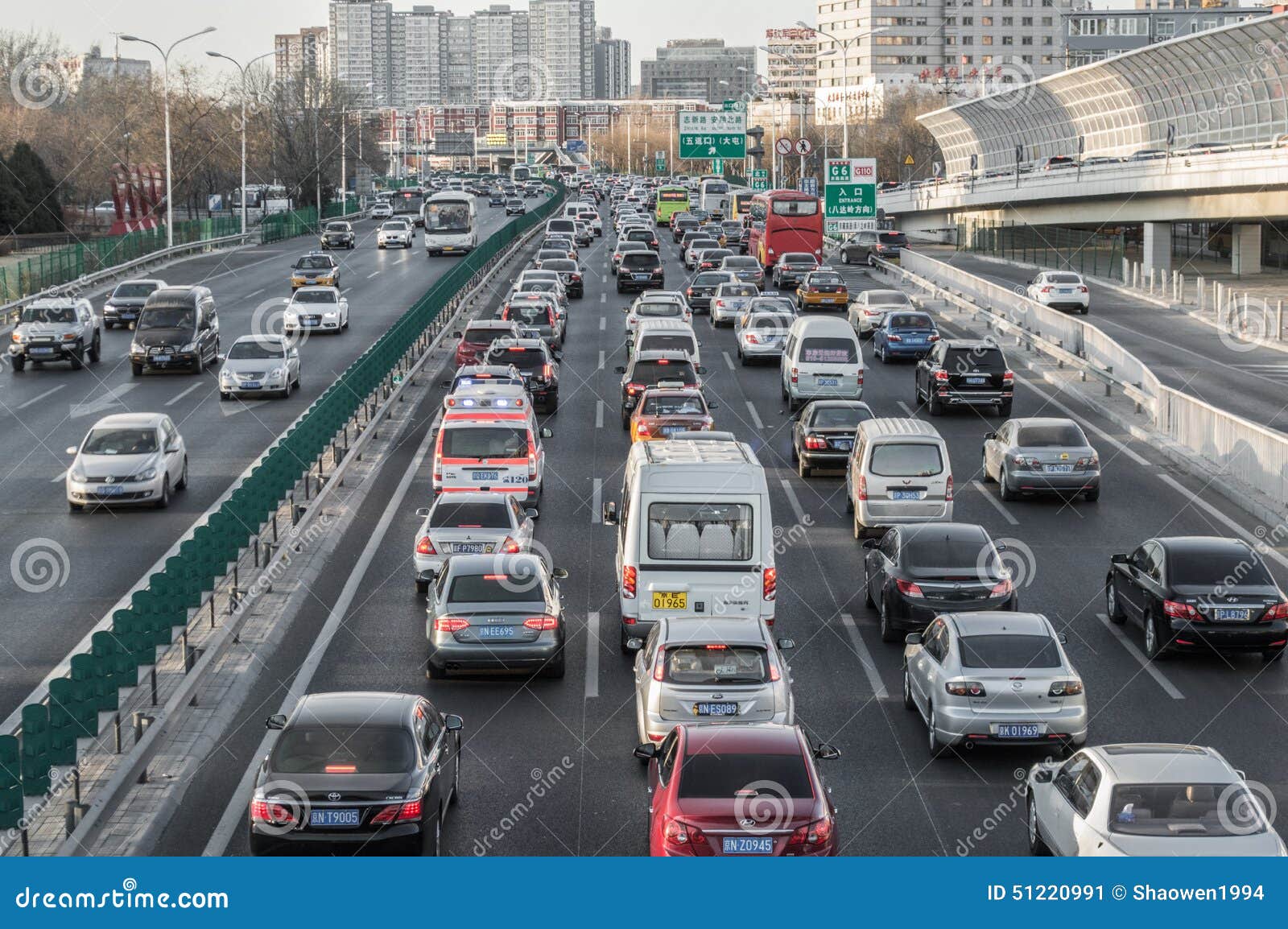 Overcrowding City Traffic in Beijing Editorial Photo - Image of ...